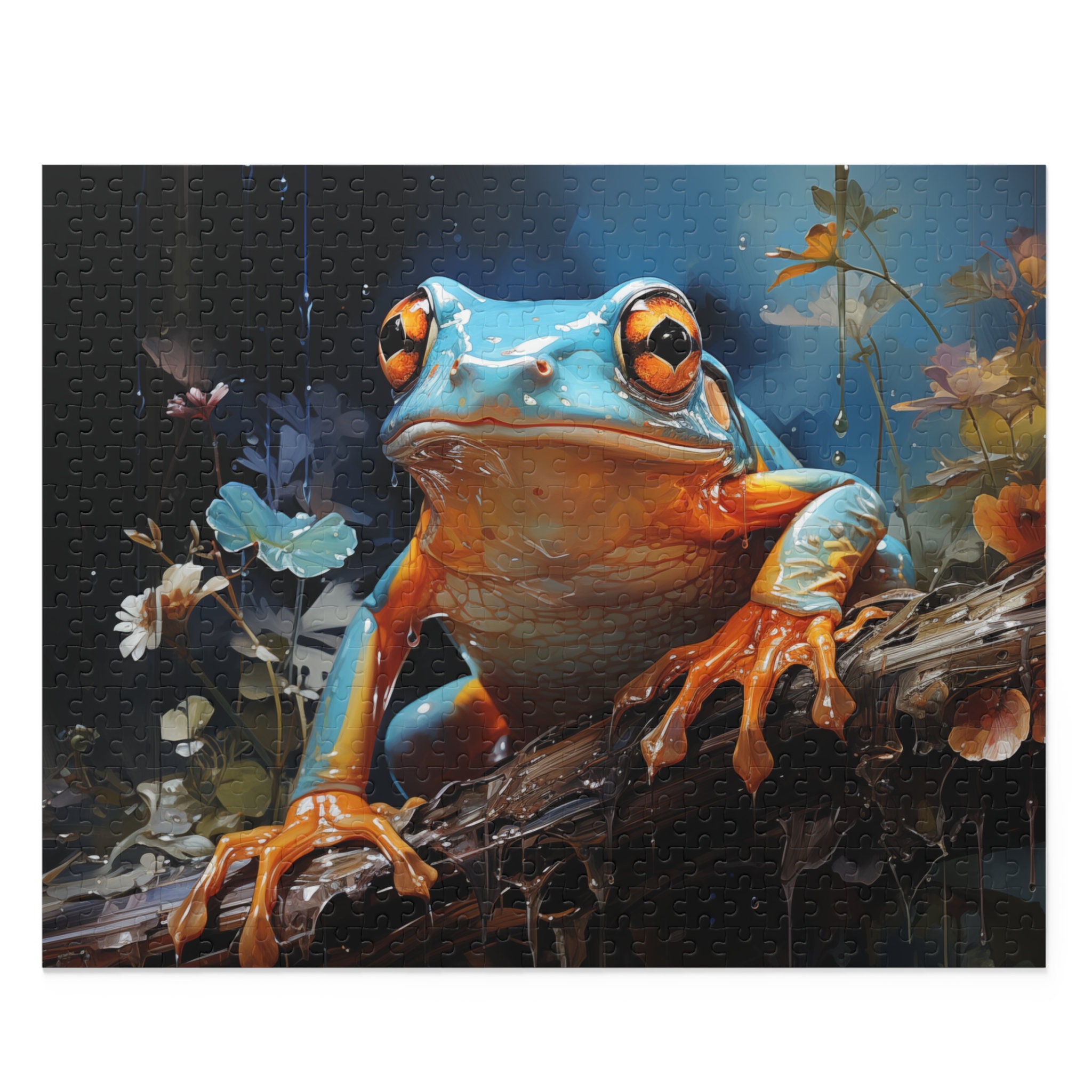 Tree Frog Puzzle, Jigsaw Puzzle for Frog Lover, Frog Lover Gift, Gift ...