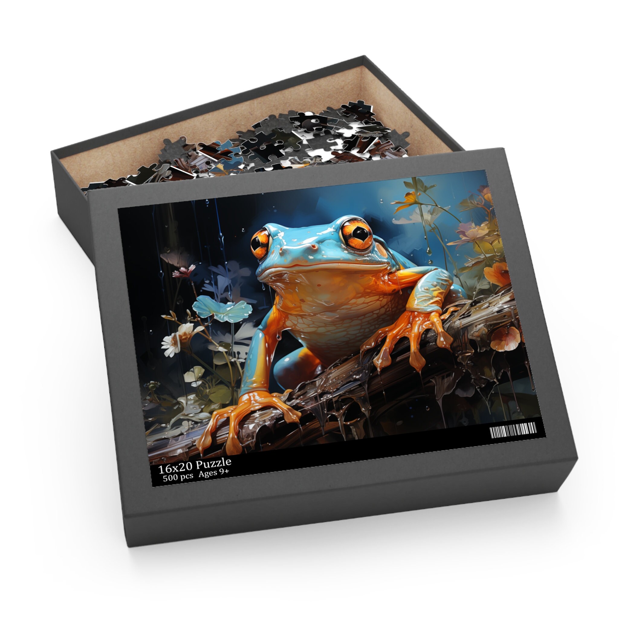 Tree Frog Puzzle, Jigsaw Puzzle for Frog Lover, Frog Lover Gift, Gift ...