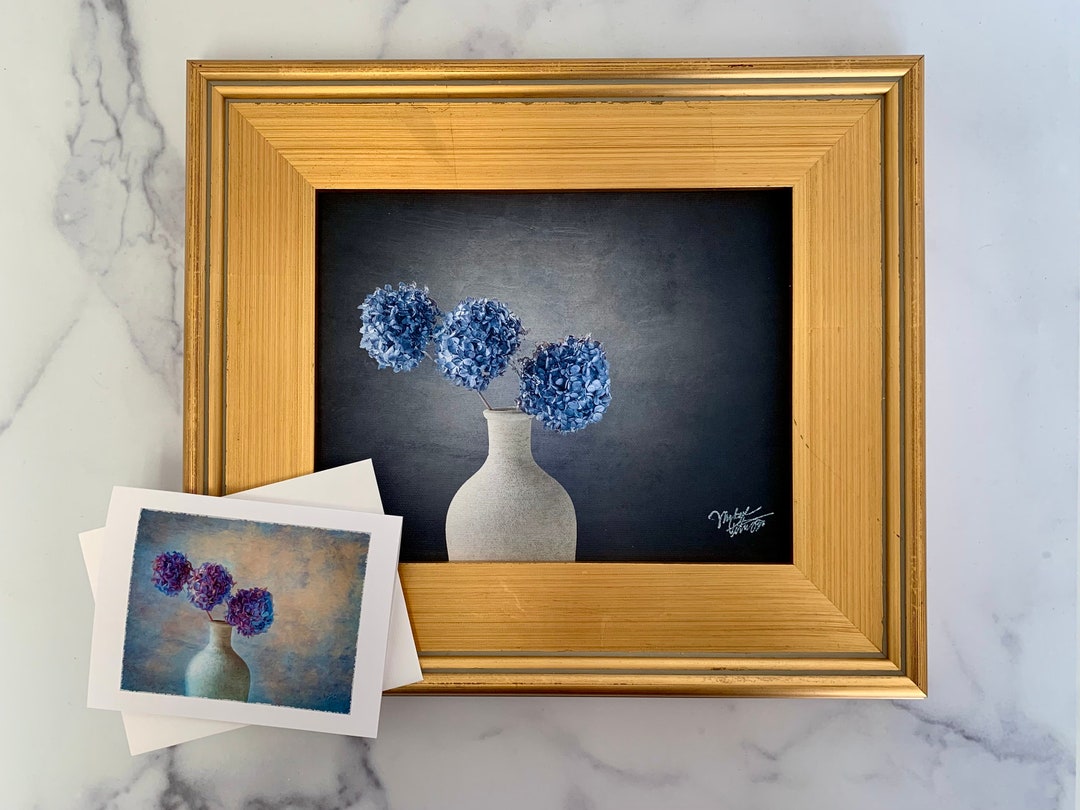 Cape Cod Hydrangeas Framed Art for Mother's Day Includes Matching ...
