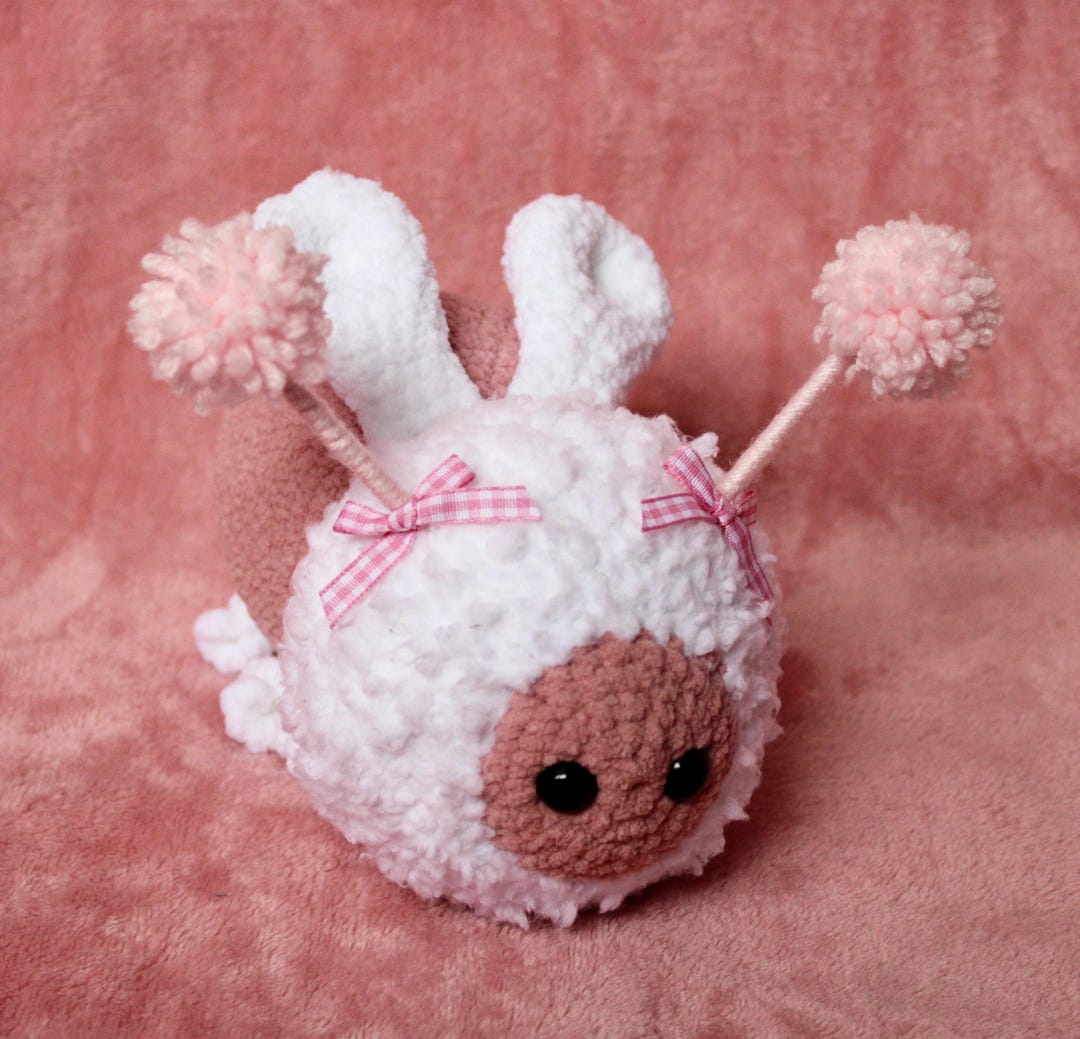 Fluffy Pink Coquette Moth - Hand Crocheted Plushie - Etsy