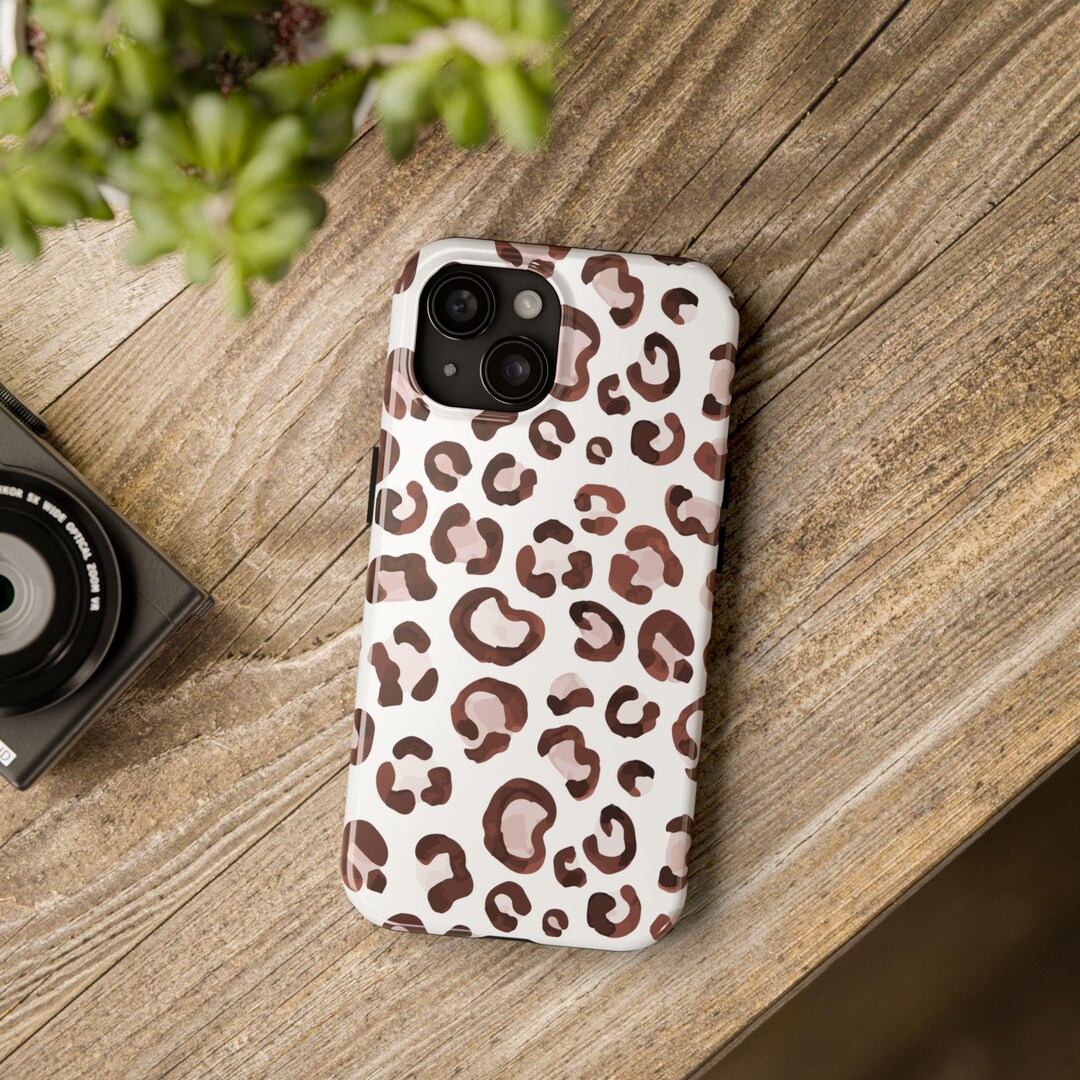 Cheetah Print Phone Case, Animal Print Tough Phone Cover, Leopard Print ...
