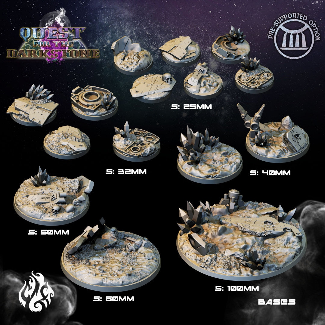 Alien Planet Bases by Crippled God Foundry/crystals/xenos/nids/25mm ...