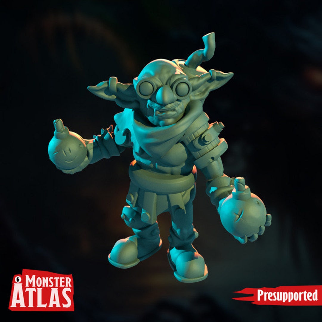 Goblin Bomber and Looter by Monster Atlas - Etsy