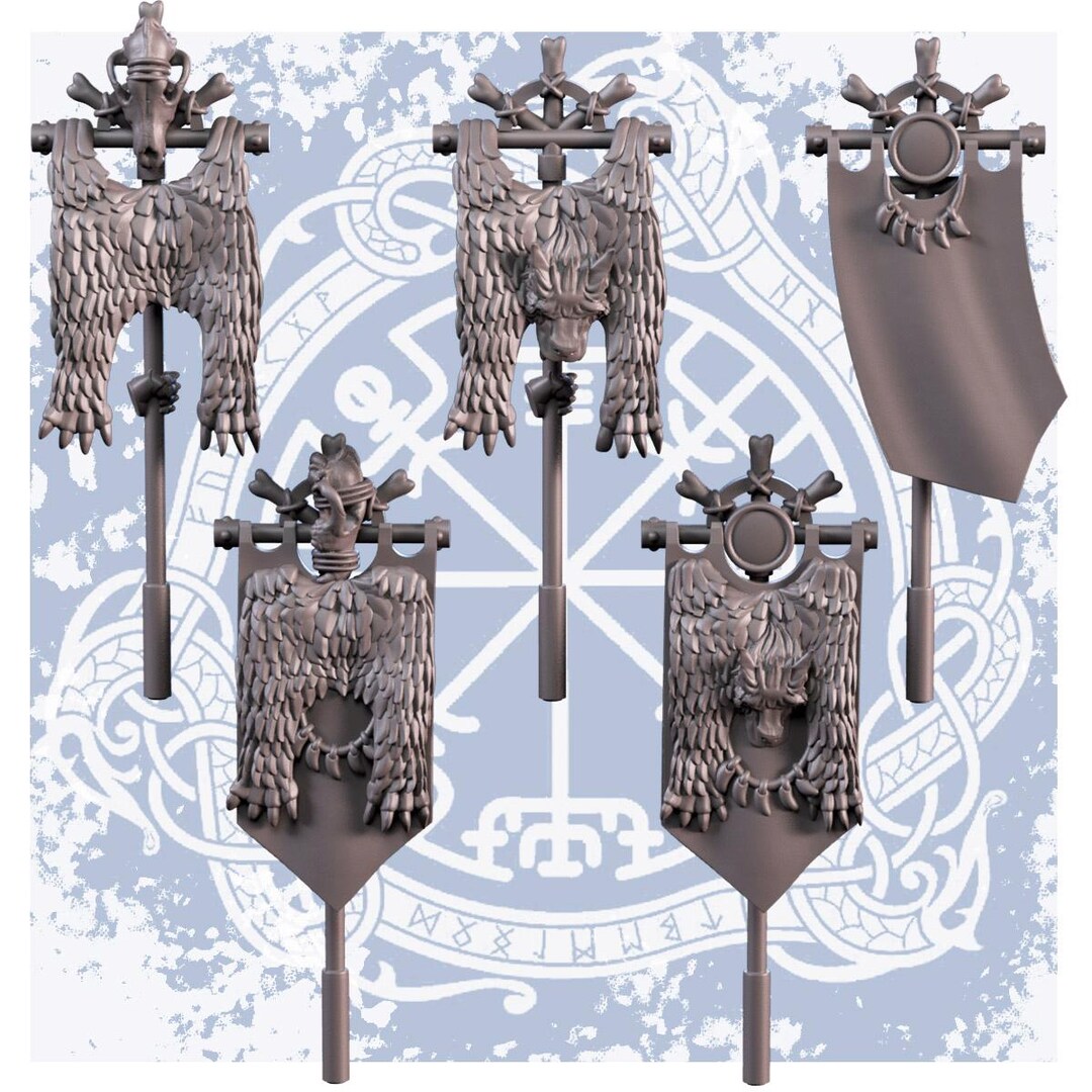 Unit Banners/ancient Wolves/sergeant Hammer/grimdark/sci Fi/flag ...