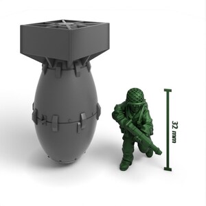 Bombs in 32 Mm Scale by Akamaru 3D Workshop/ww2/bomb/scatter/sci-fi ...