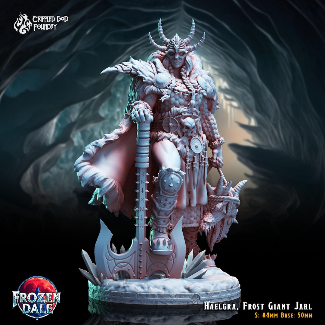 Frost Giant Queen and Guards/crippled God Foundry/fantasy Miniature ...