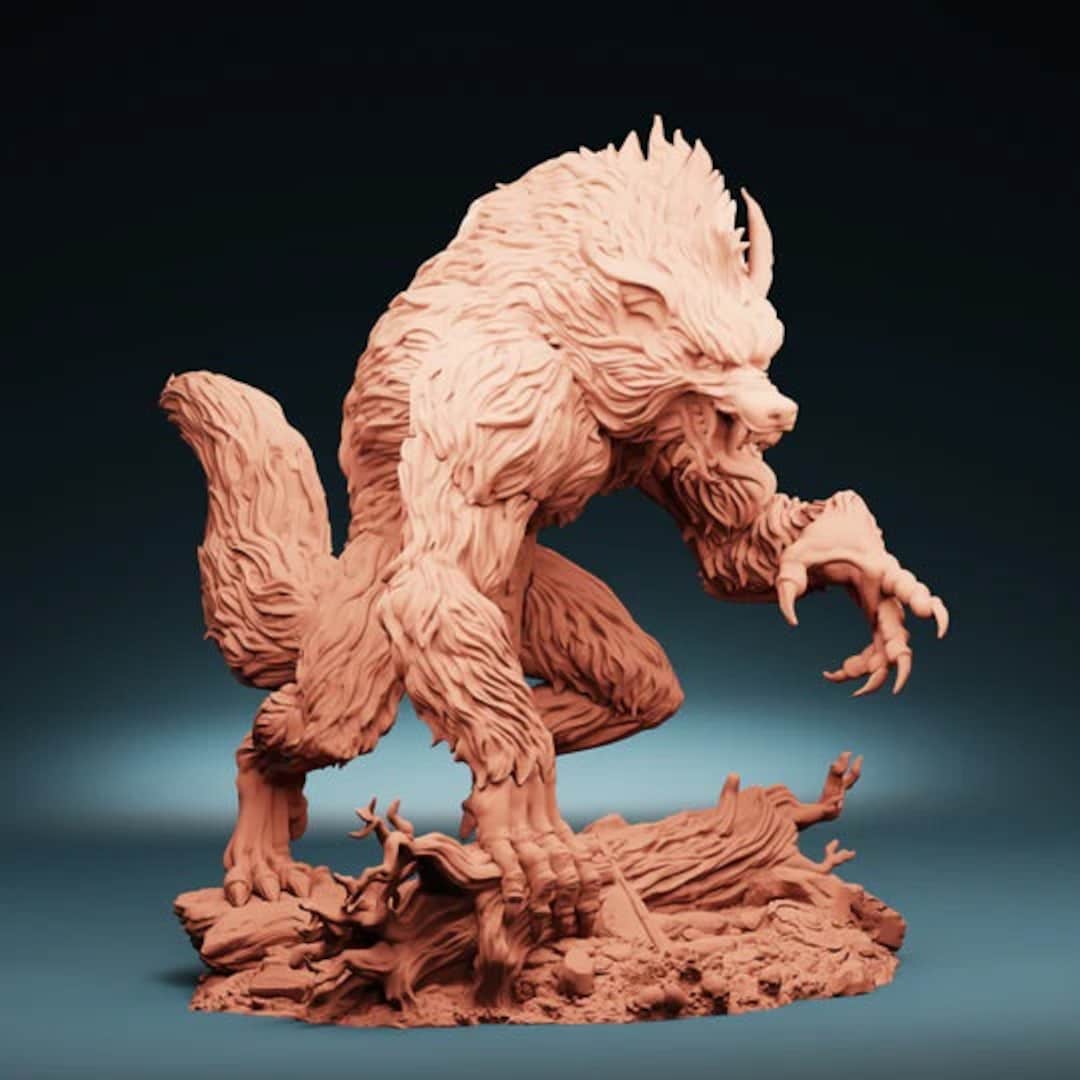 Giant Werewolf by Lost Adventures Company/lycanthrope/huge/bbeg/ Boss ...