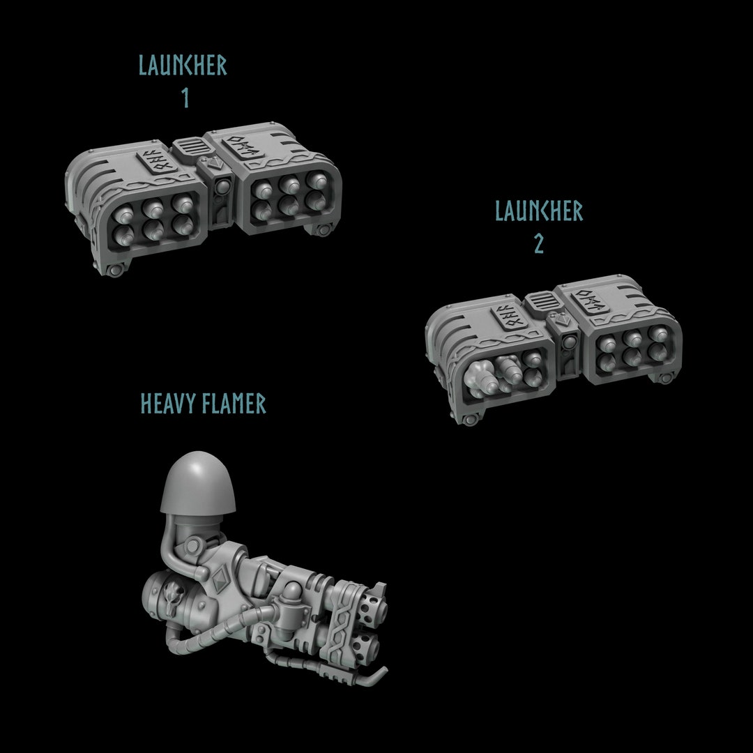 Heavy Infantry Bits From Primal Hounds by Greytide Studio/ Grimdark ...