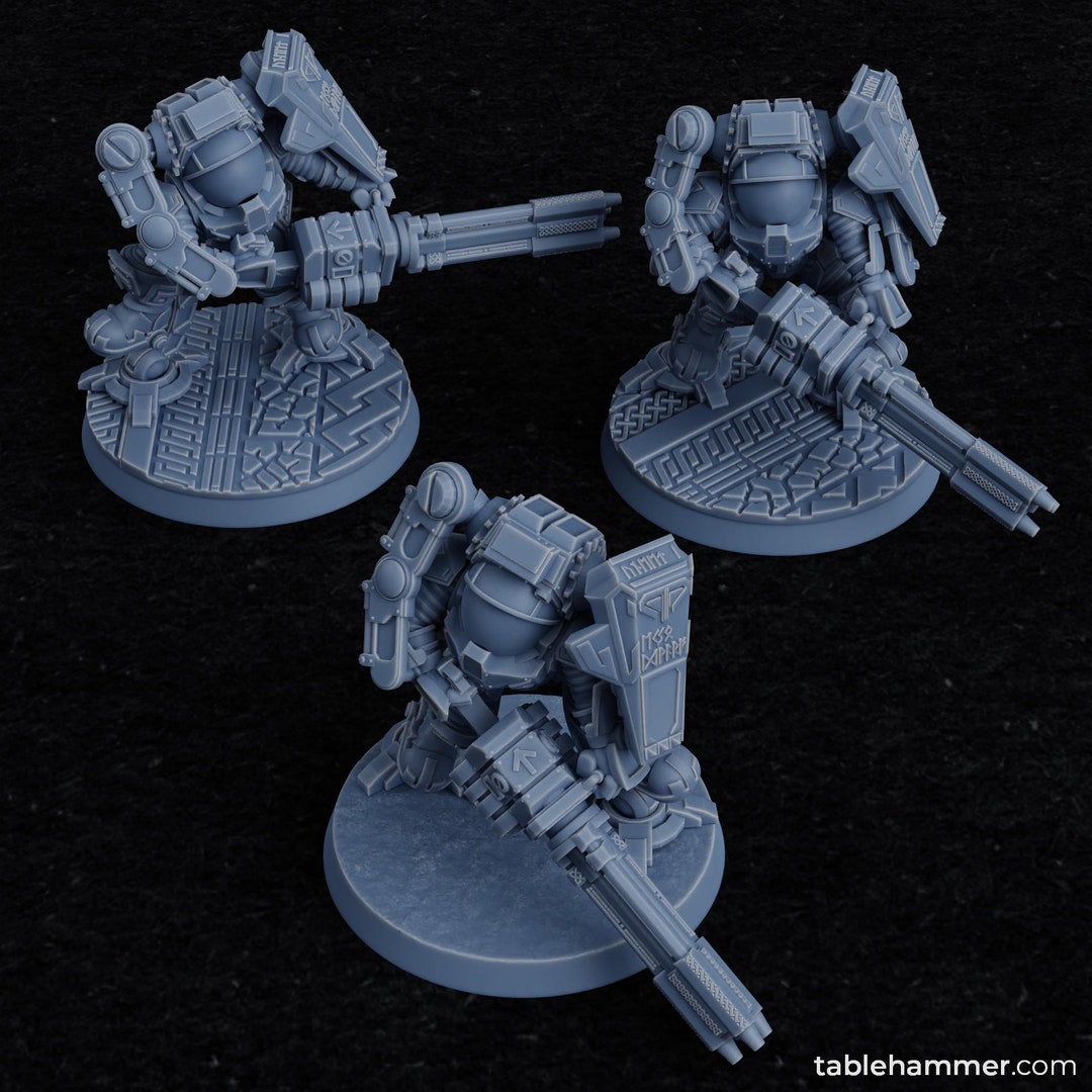 Space Dwarf Exo Suits by Tablehammer/beam Piercer/heavy Weapon/mech ...