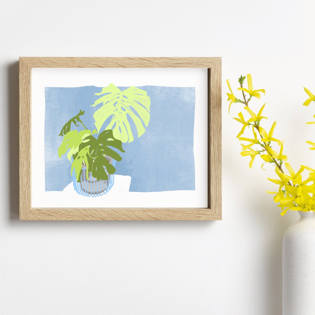 Printable Monstera Deliciosa Wall Art Bundle 7x5 Monstera Print 10x8 ...