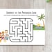 ISRAELITES JOURNEY to Promised Land MAZE, Worksheet for Vbs, Sunday ...