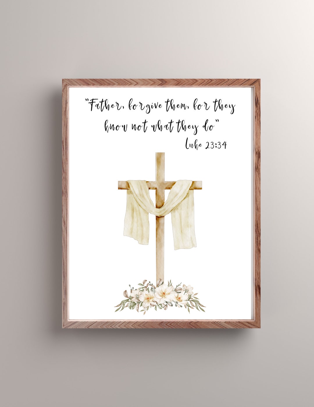 Father Forgive Them, for They Know Not What They Do/luke 23:34 Print to ...