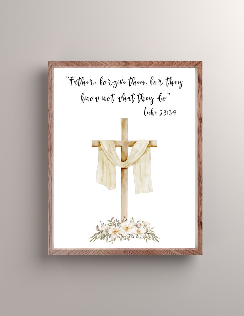 Father Forgive Them, for They Know Not What They Do/luke 23:34 Print to ...