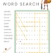 DAVID AND GOLIATH Word Search Worksheet for Vbs, Sunday School, Kids ...