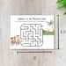 ISRAELITES JOURNEY to Promised Land MAZE, Worksheet for Vbs, Sunday ...