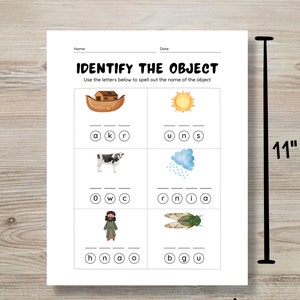 NOAH'S ARK ACTIVITY Unscramble Word Sunday School, Vbs Activity for ...