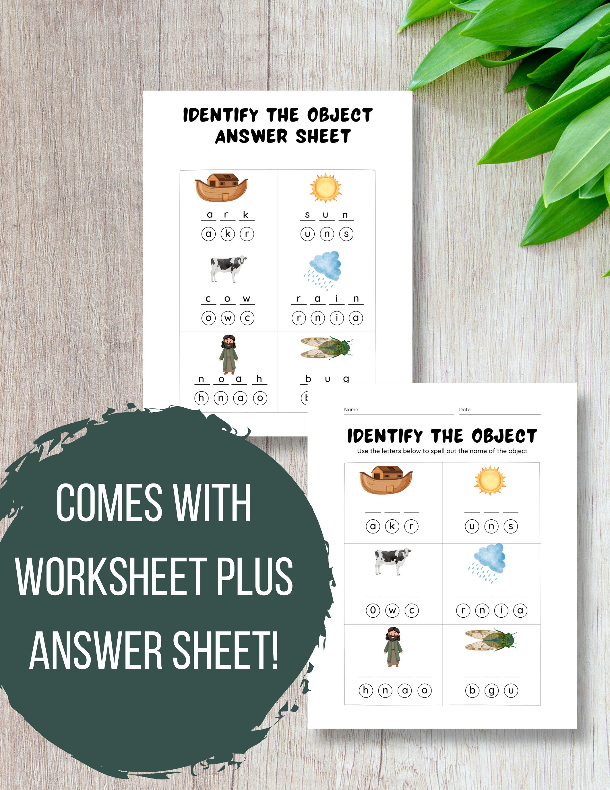 NOAH'S ARK ACTIVITY Unscramble Word Sunday School, Vbs Activity for ...