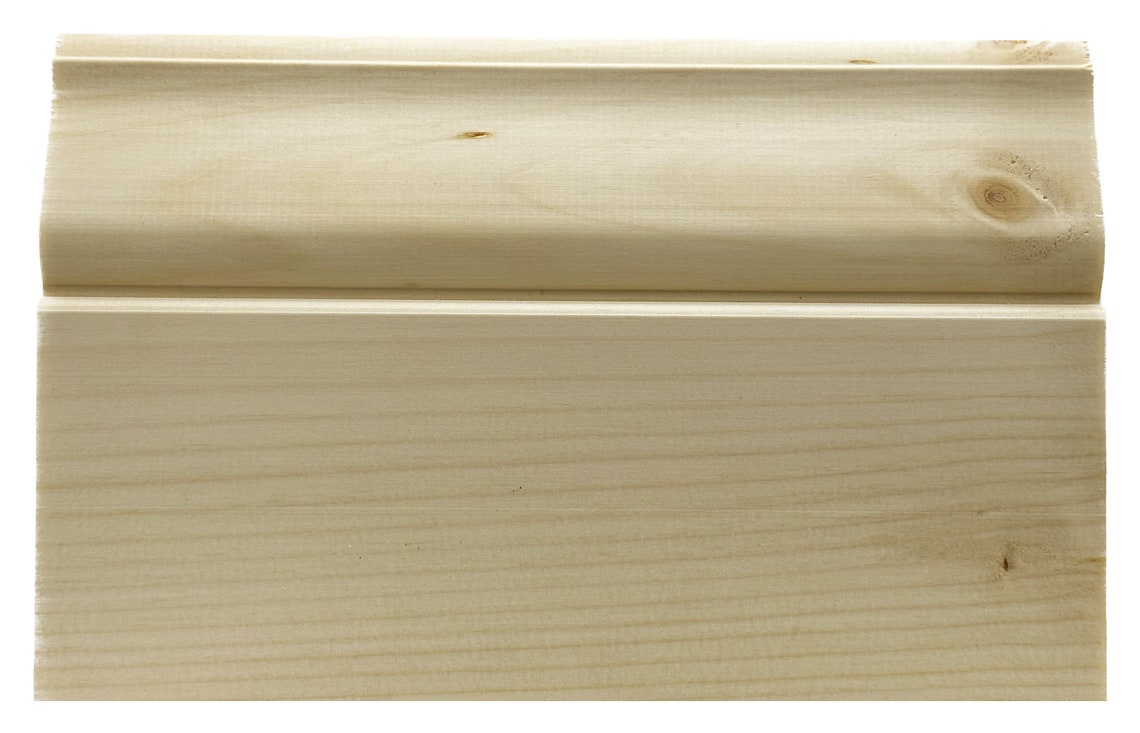 Unfinished Pine Baseboard Moulding 3/4 in X 5-1/4 in X 7ft - Etsy