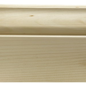 Unfinished Pine Baseboard Moulding 3/4 in X 5-1/4 in X 7ft Solid Wood ...