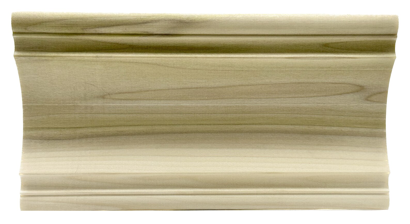 Unfinished Poplar Crown Moulding 1 in X 4 1/2 in X 7ft Solid Hardwood ...