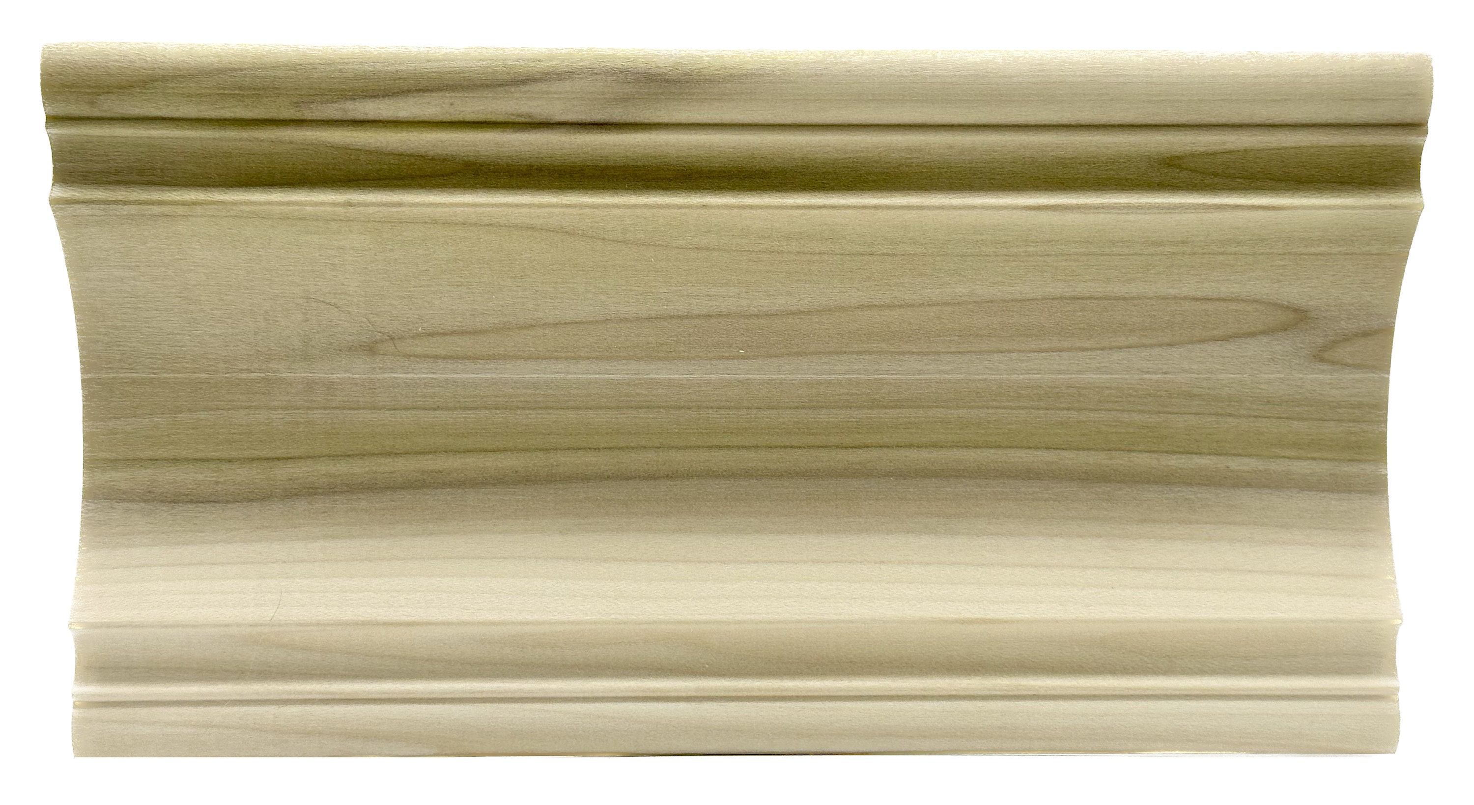 Unfinished Poplar Crown Moulding 1 in X 4 1/2 in X 7ft Solid Hardwood ...