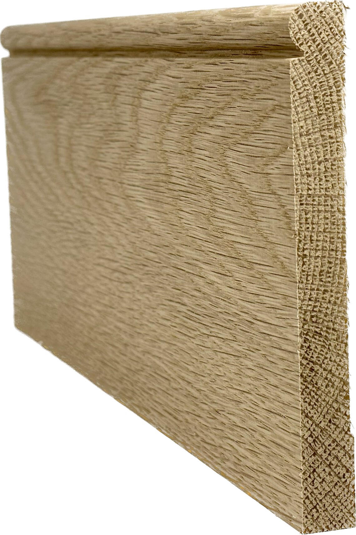 Unfinished White Oak Baseboard Moulding 9/16 in X 5 in X 7ft Solid ...