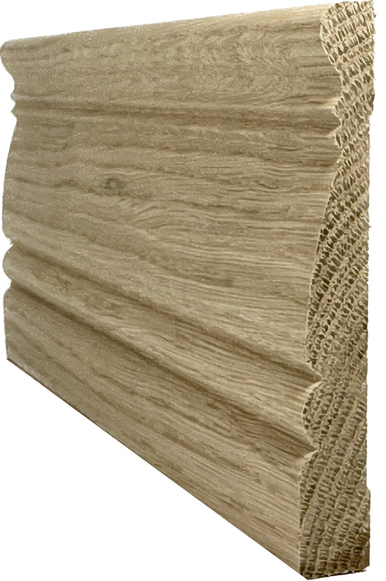 Unfinished White Oak Baseboard Moulding 3/4 in X 4-7/8 in X - Etsy