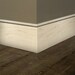 Unfinished White Oak Baseboard Moulding 3/4 in X 4-7/8 in X 7ft | Solid ...