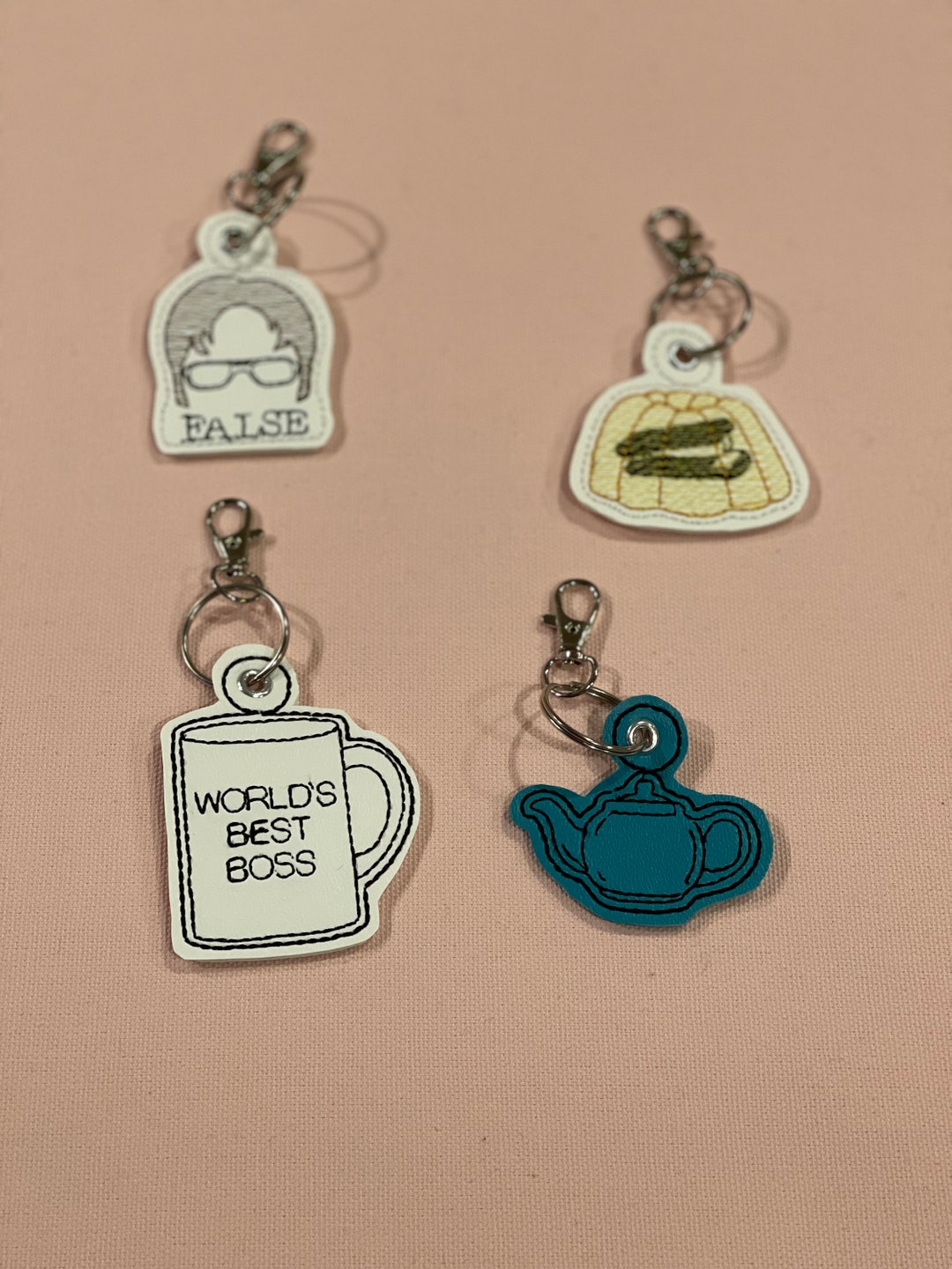 The Office Key Fobs - Etsy