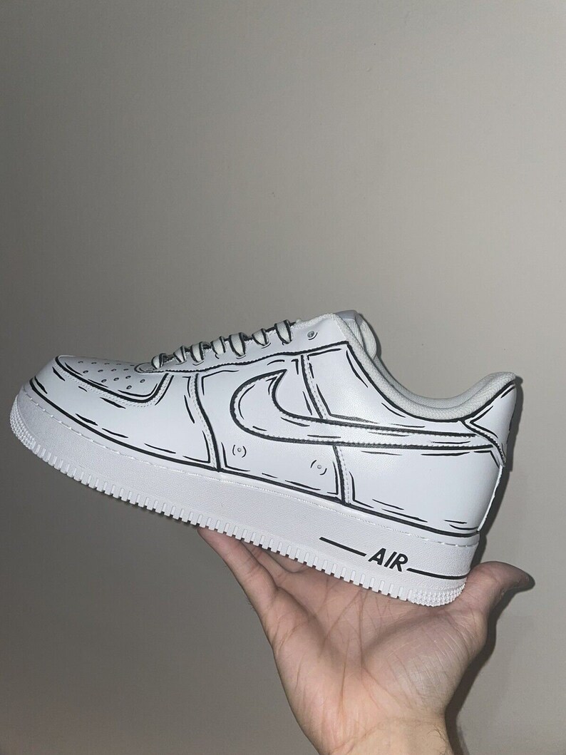 Custom Nike Air Force 1 Shoes Cartoon - Etsy