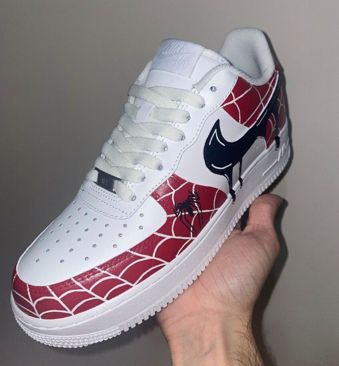 Custom Nike Air Force 1 Spider-man - Etsy