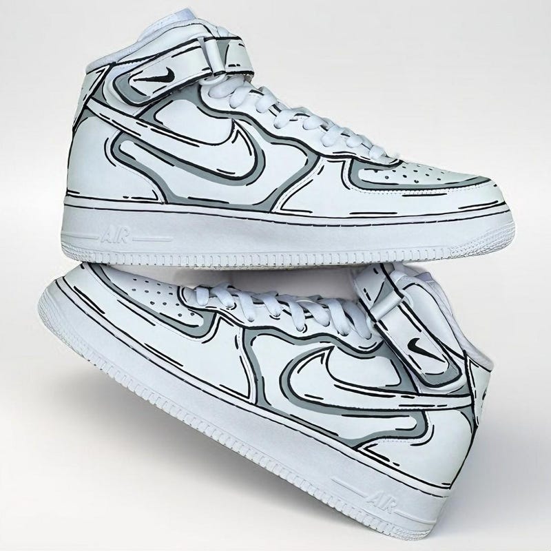 Nike Air Force 1 Mid - Etsy