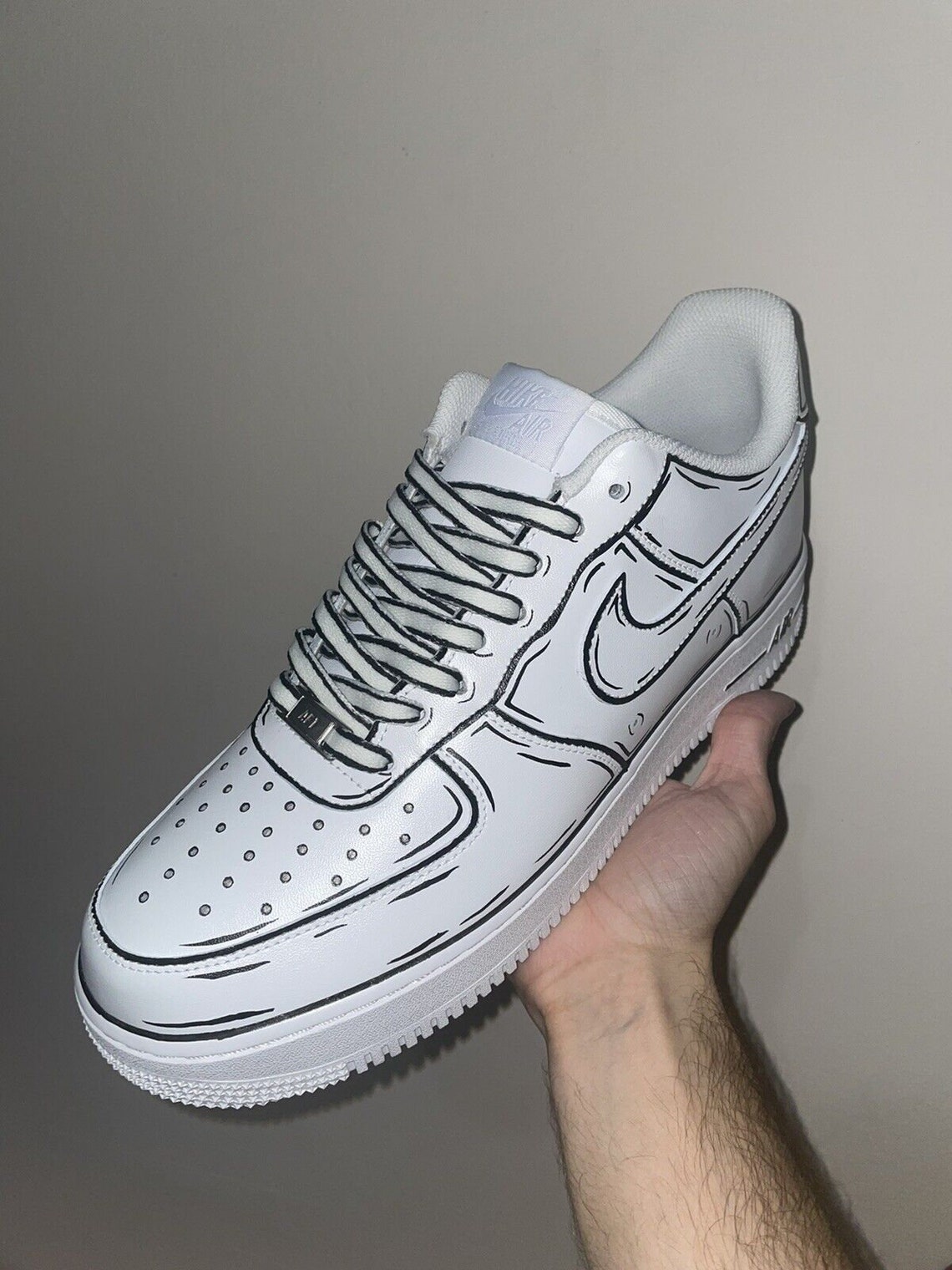 Custom Nike Air Force 1 Shoes Cartoon - Etsy