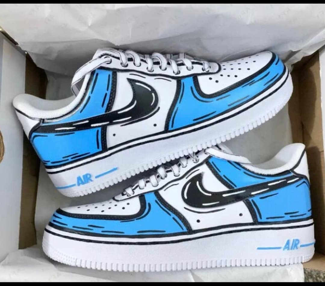 Custom Air Force 1 Cartoon - Etsy