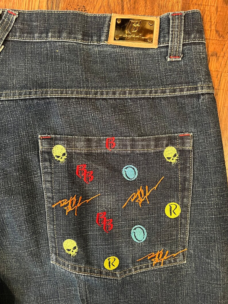 Y2k Wide Leg Baggy Ruff Ryder DMX Jeans - Etsy