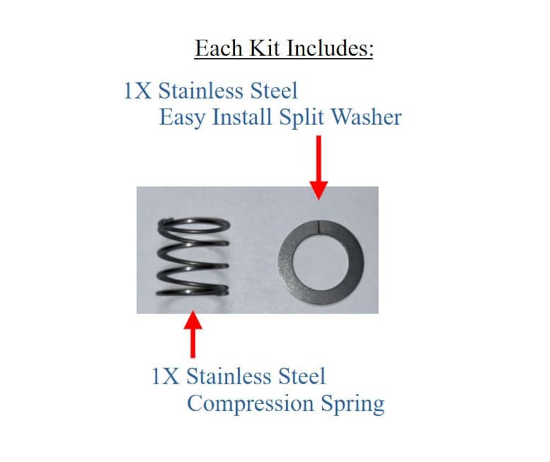 Kitchenaid Mixer Upgrade Kit: EASY INSTALL Shaft Spring & Washer for ...