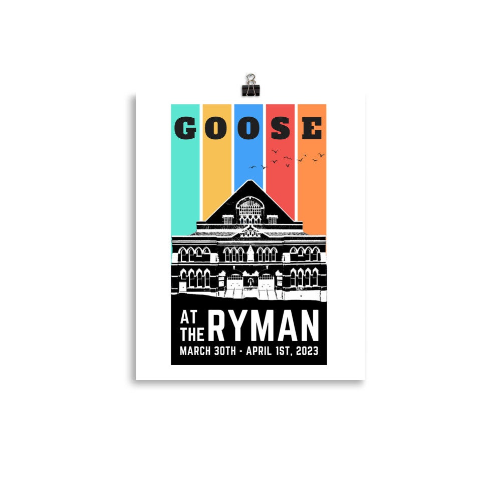 Goose at the Ryman Concert Poster sold by Czech*tokelau*continued | SKU ...