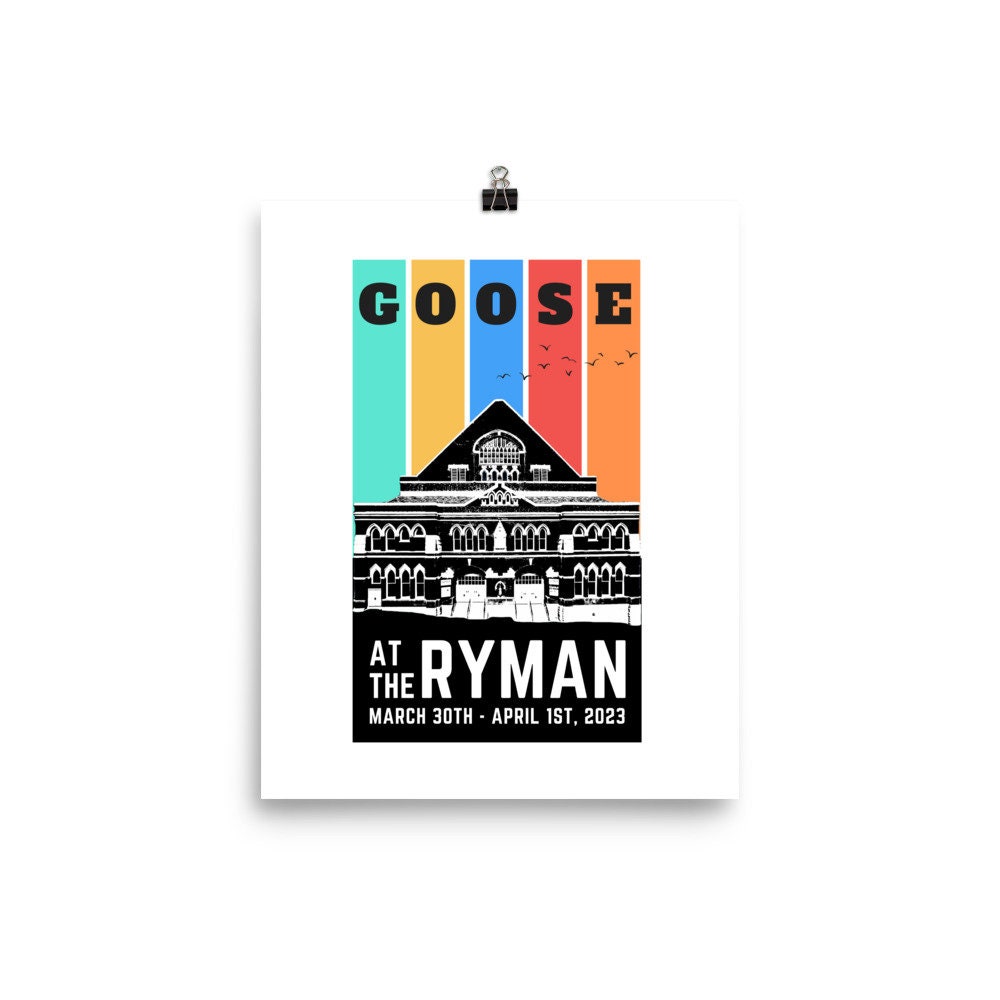 Goose at the Ryman Concert Poster sold by Czech*tokelau*continued | SKU ...