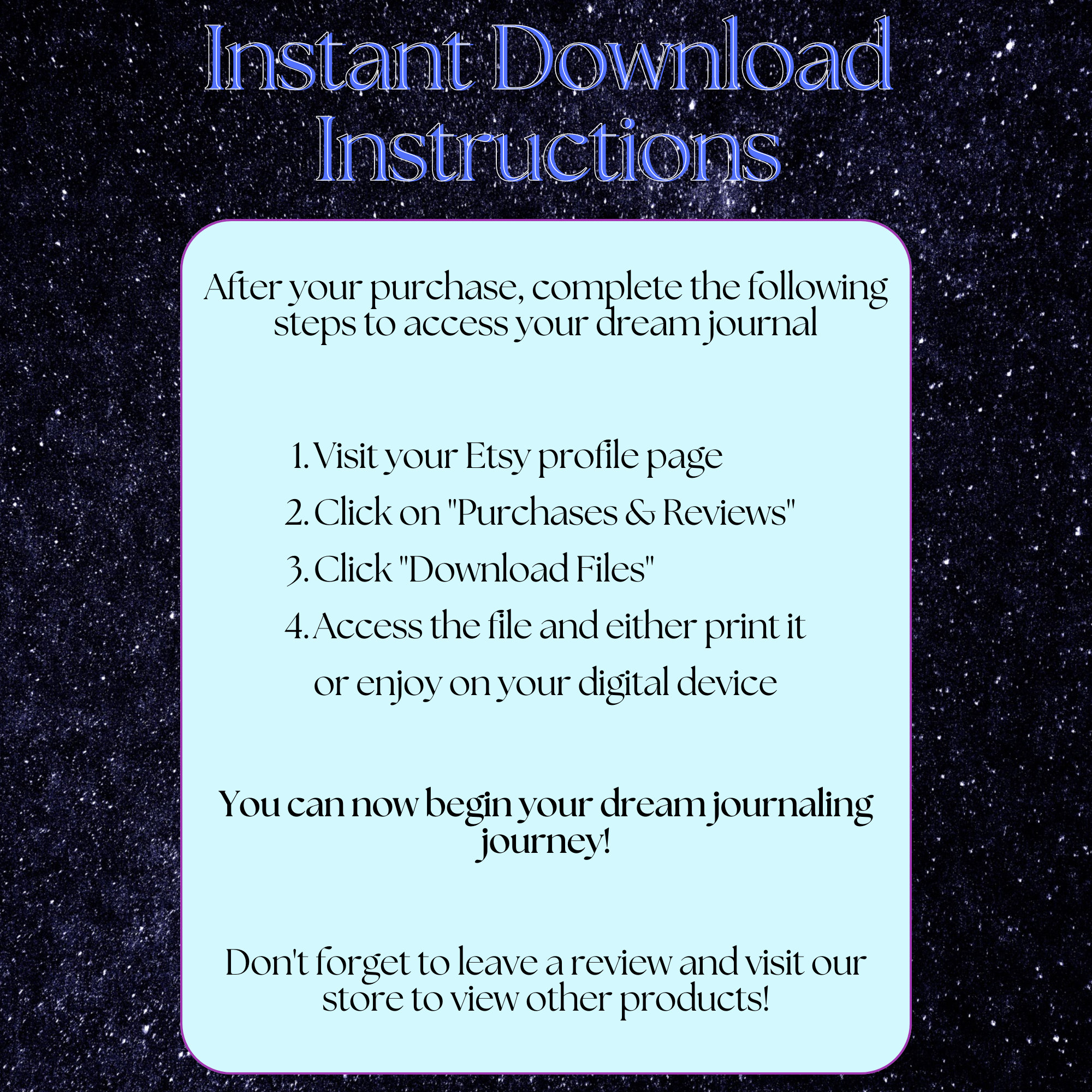 Digital/printable Dream Journal/notebook | Dream Tracking, Analysis ...