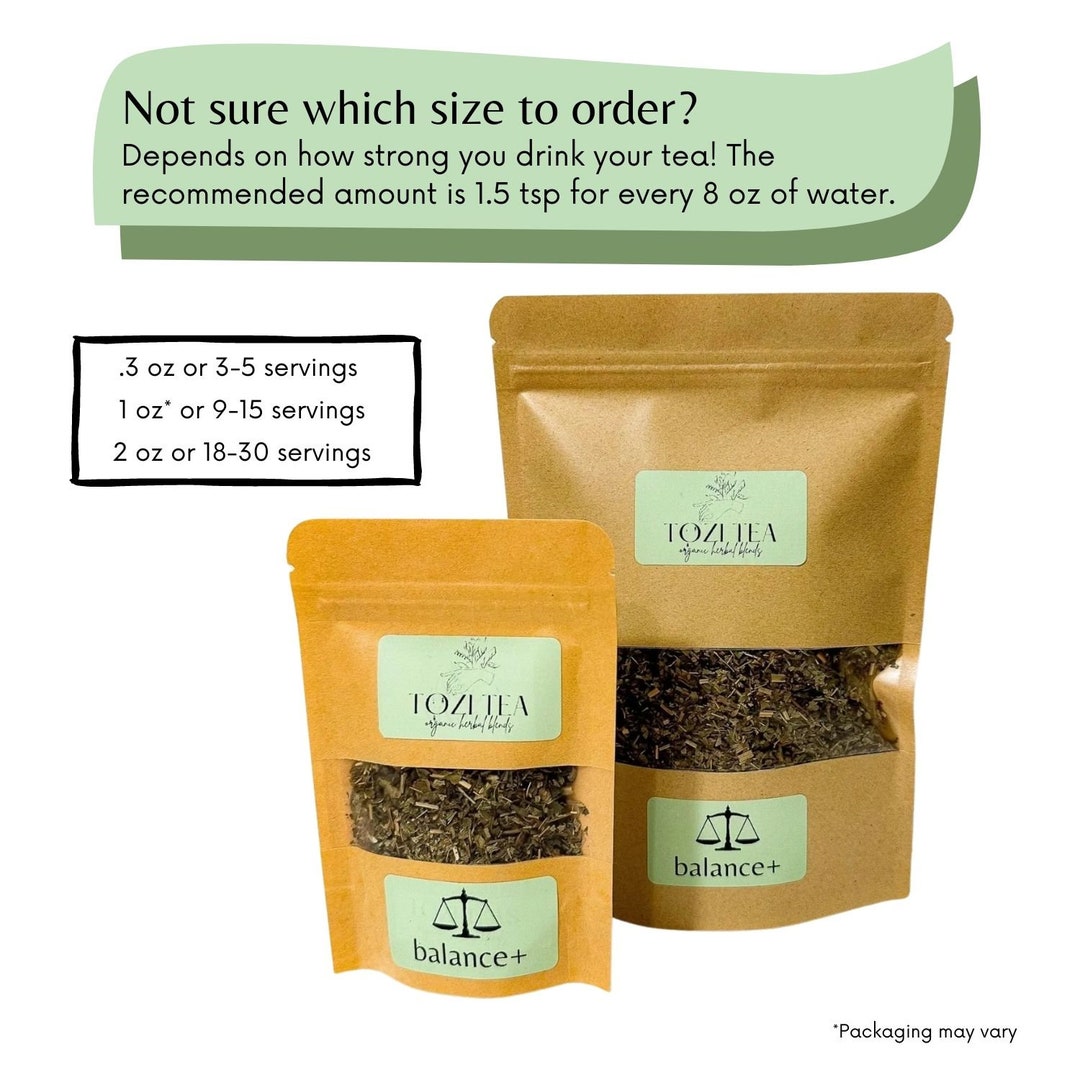 Hormone Balance Tea, Loose Leaf Tea, Organic Herbal Tea, Balancing Tea ...