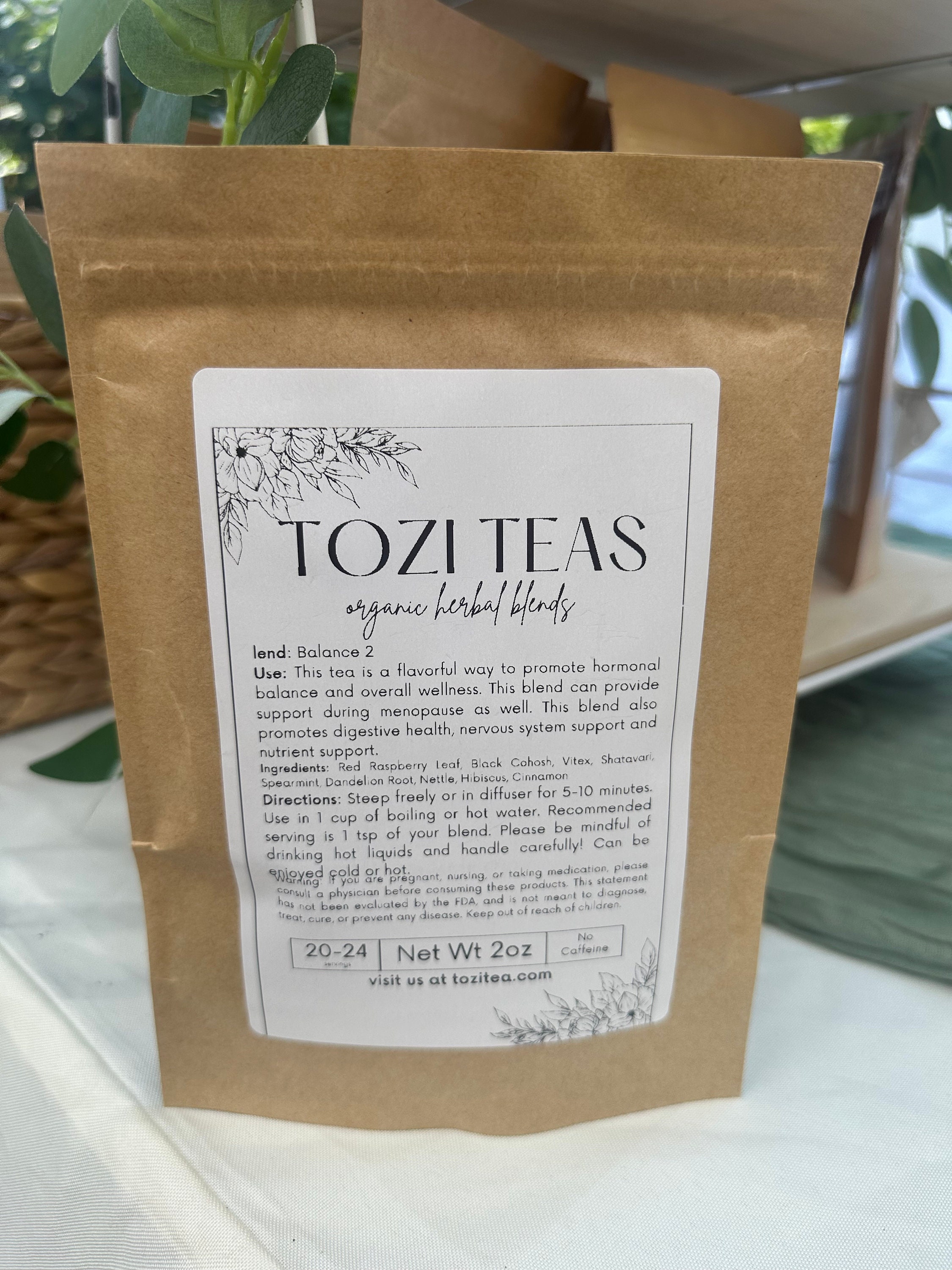 Tea for Hormonal Balance, Tea for Menopause - Etsy