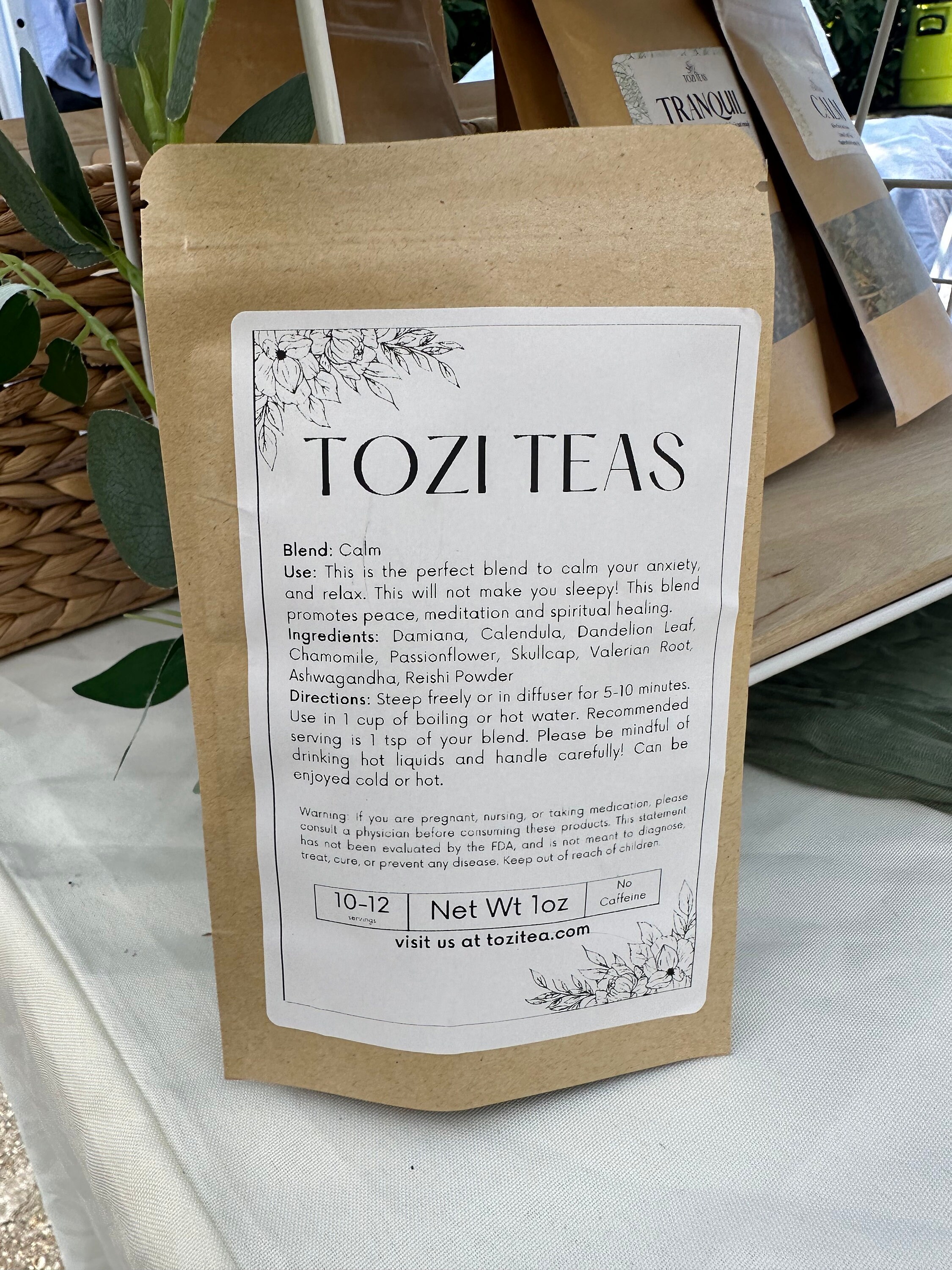 Tea to Calm Nerves, Tea for Anxiety - Etsy