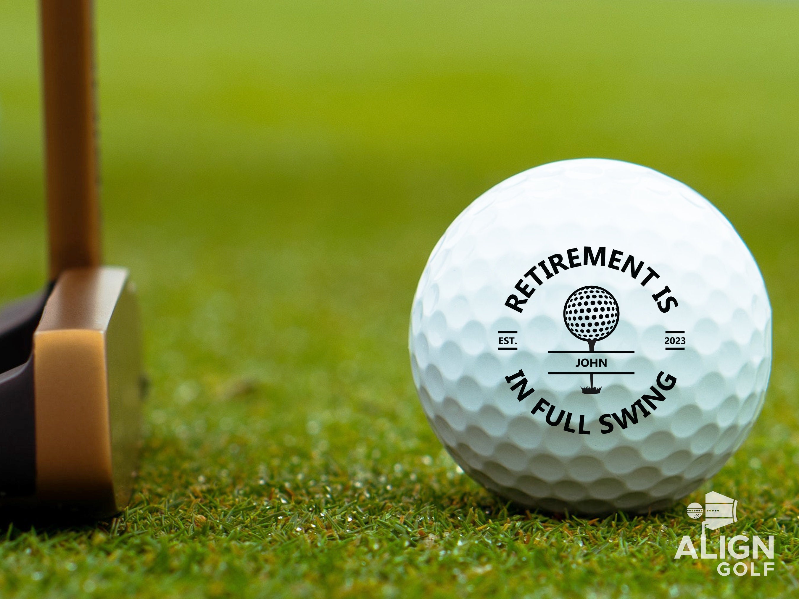 Retirement Gift Custom Golf Balls Personalized Gift Gifts for Him ...