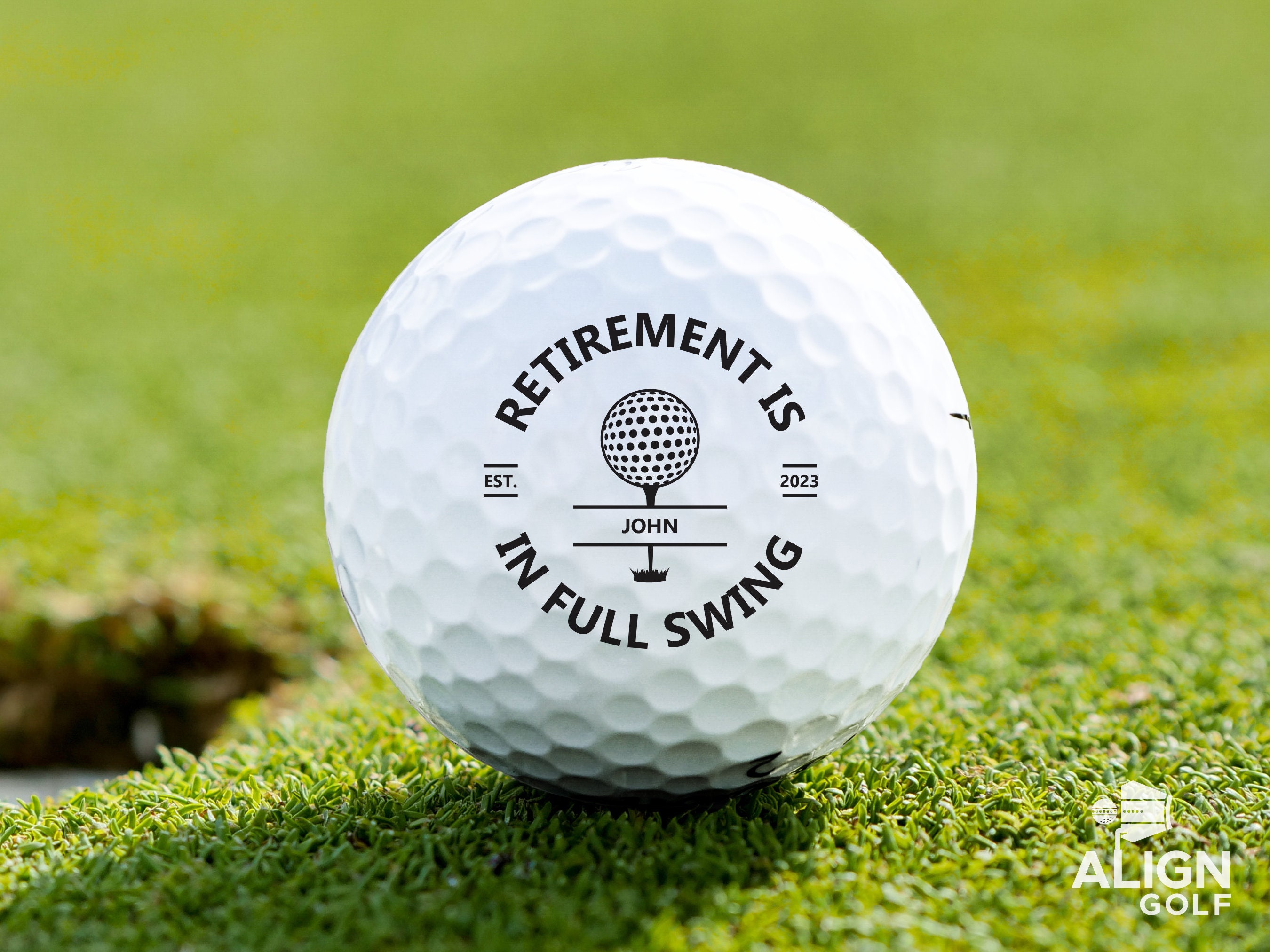 Retirement Gift Custom Golf Balls Personalized Gift Gifts for Him ...