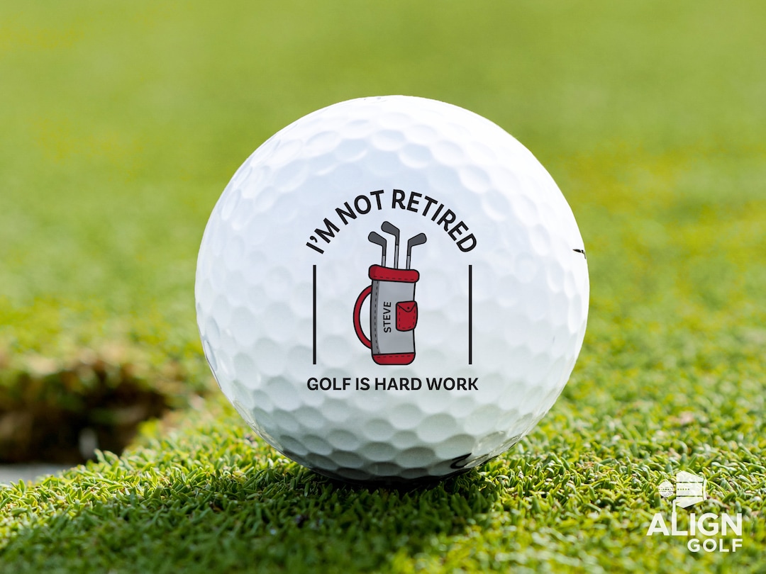 Retirement Gift - Custom Golf Balls - Personalized Gift - Gifts for Him ...