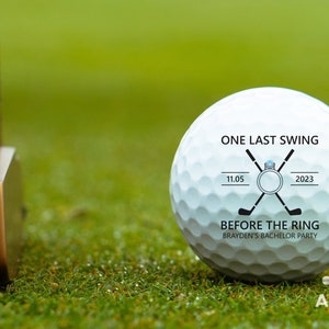 Engagement Gift - Bachelor Party - Custom Golf Balls - Personalized ...