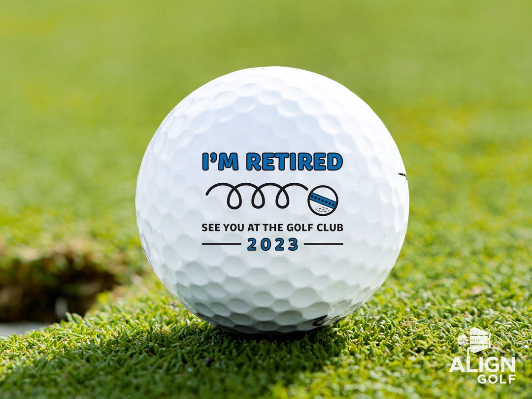 Retirement Gift - Custom Golf Balls - Personalized Gift - Gifts for Him ...