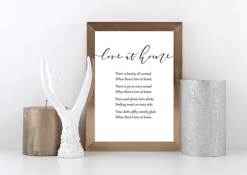Love at Home Hymn Print: LDS Family Decor (digital Download) - Etsy