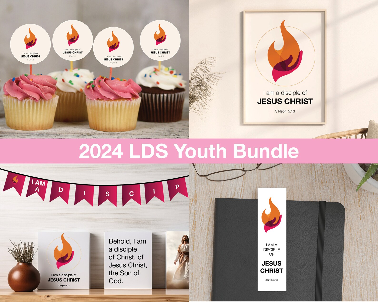 2024 LDS Youth Theme Printables, I Am a Disciple of Jesus Christ Prints ...