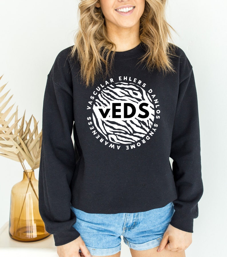 Vascular Ehlers Danlos Awareness Sweatshirt, Ehlers Danlos Sweatshirt ...